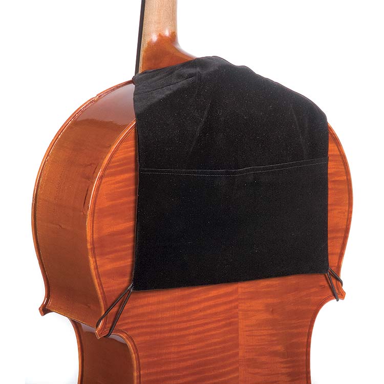 Cellobib: Sotto Voce - Black with Pocket | Johnson String Instrument