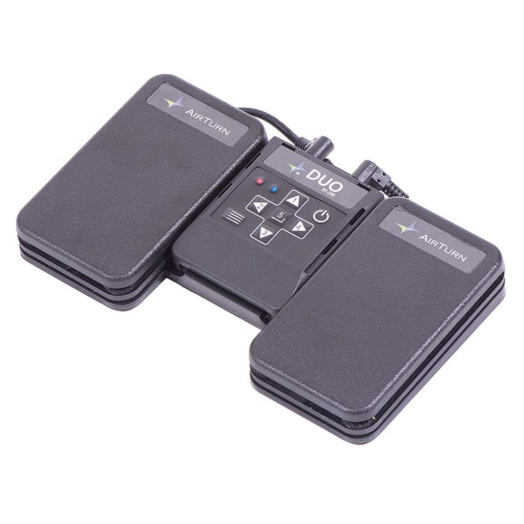 AirTurn Duo – Dual Wireless Pedal Controller with Removable Bluetooth ...