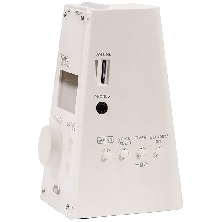 Korg KDM-3 Metronome, White | Johnson String Instrument