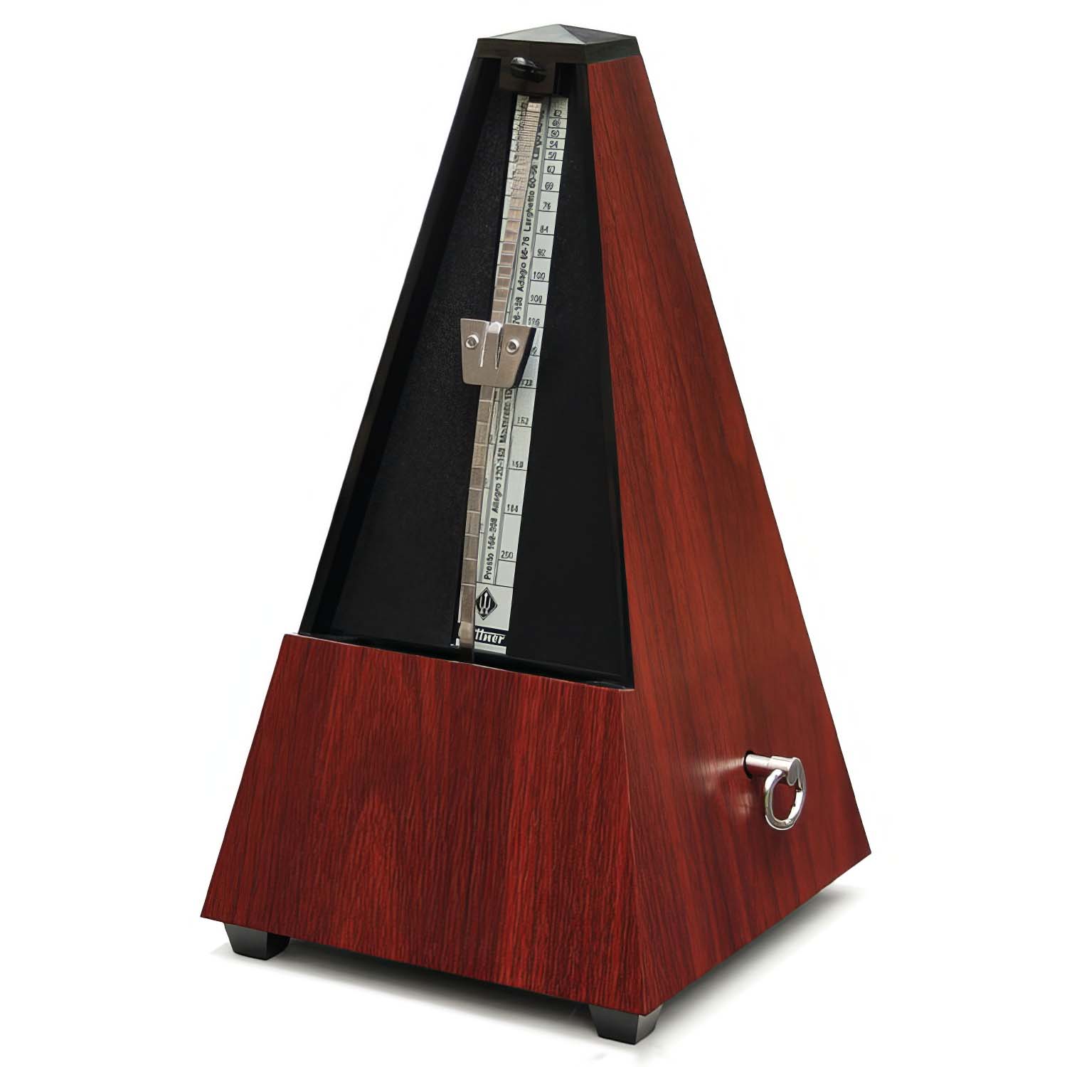 Wittner Traditional Metronome: Plastic Mahogany | Johnson String Instrument