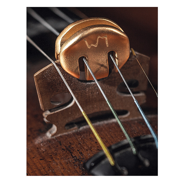 WMutes Practice Mute for Violin/Viola, Bright Gold | Johnson String ...