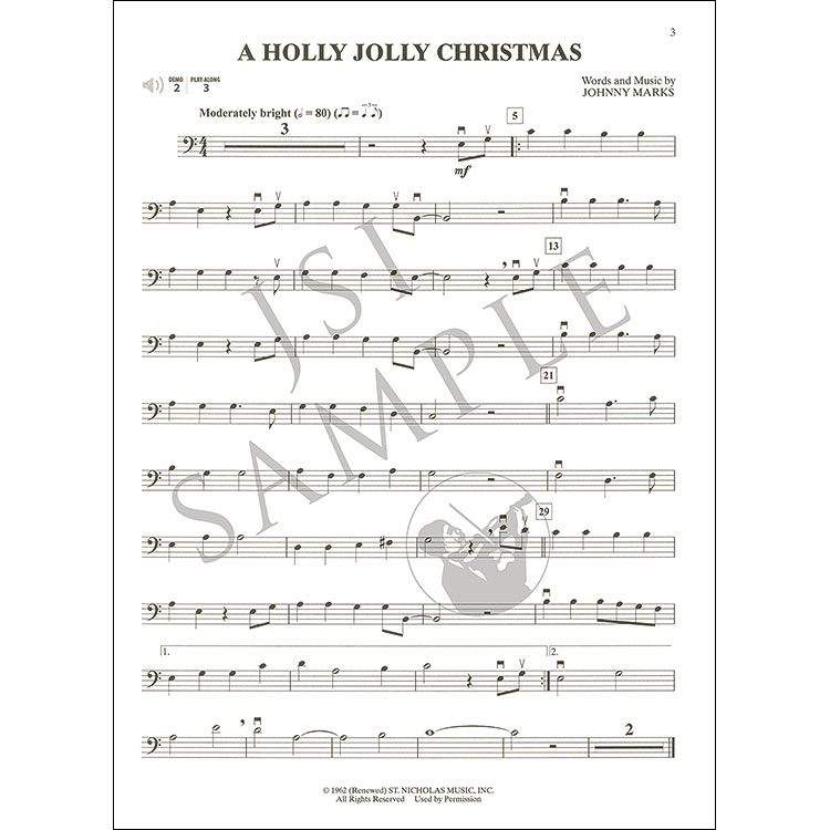 Ultimate Christmas Instrumental Solos, for cello, with online audio ...