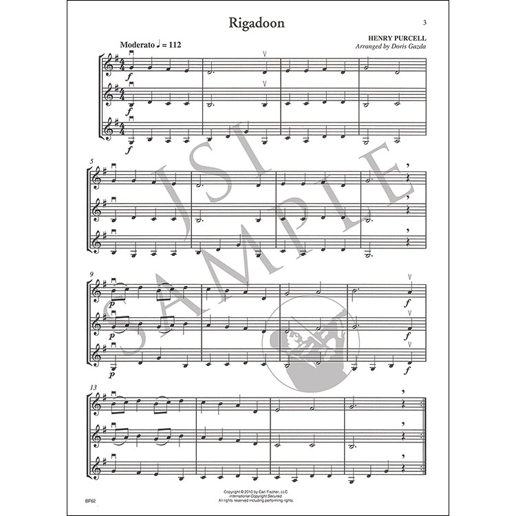 Progressive Trios for 3 Violins; Doris Gazda (Carl Fischer) | Johnson ...