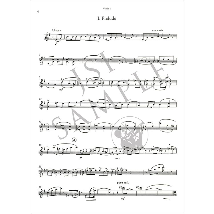 String Quartet No. 1, parts/score; Charles Ives (Peermusic International) | Johnson String ...