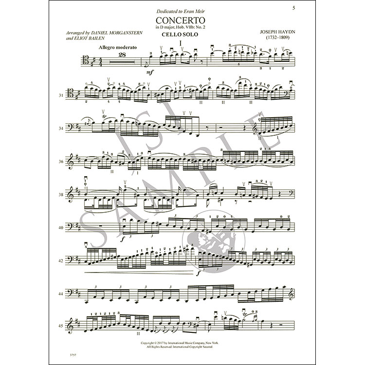 Concerto No. 2 in D Major, Hob.IIIb: 2 for cello with commentary ...