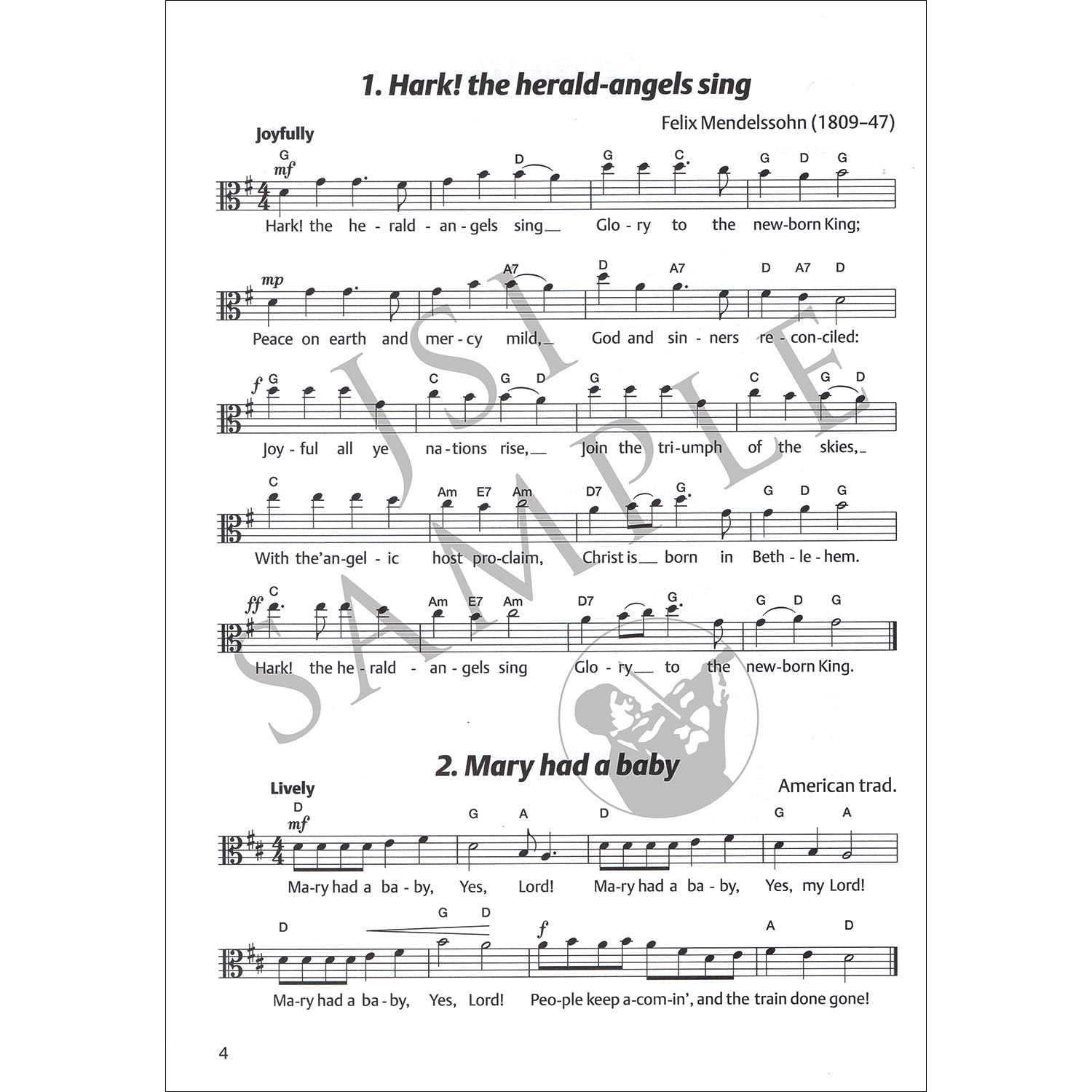 Viola Time Christmas, book/CD; Kathy & David Blackwell (Oxford ...