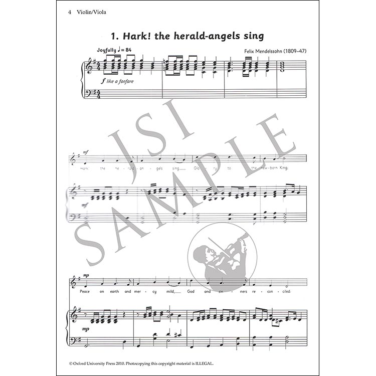 Fiddle Time/Viola Time Christmas piano accompaniment.; Kathy & David ...