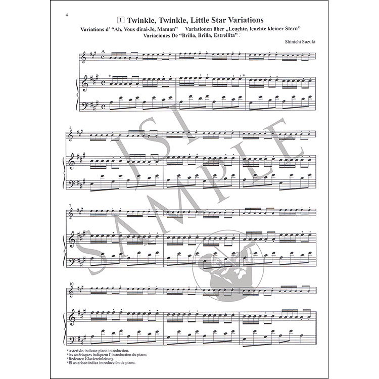 Suzuki Violin School, Volume 1, piano accompaniment - International ...