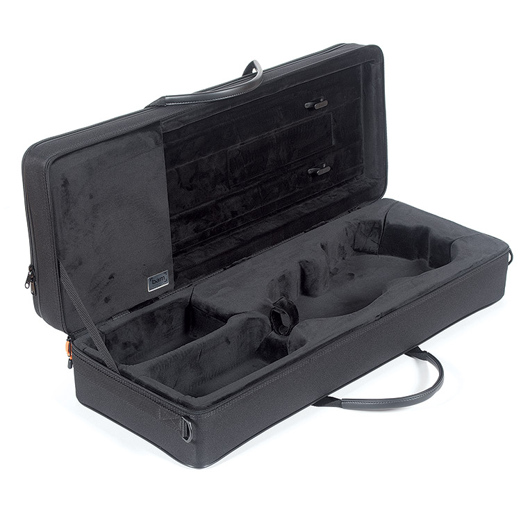 Bam Conservatoire 15 3/4" Oblong Viola Case, Black | Johnson String ...