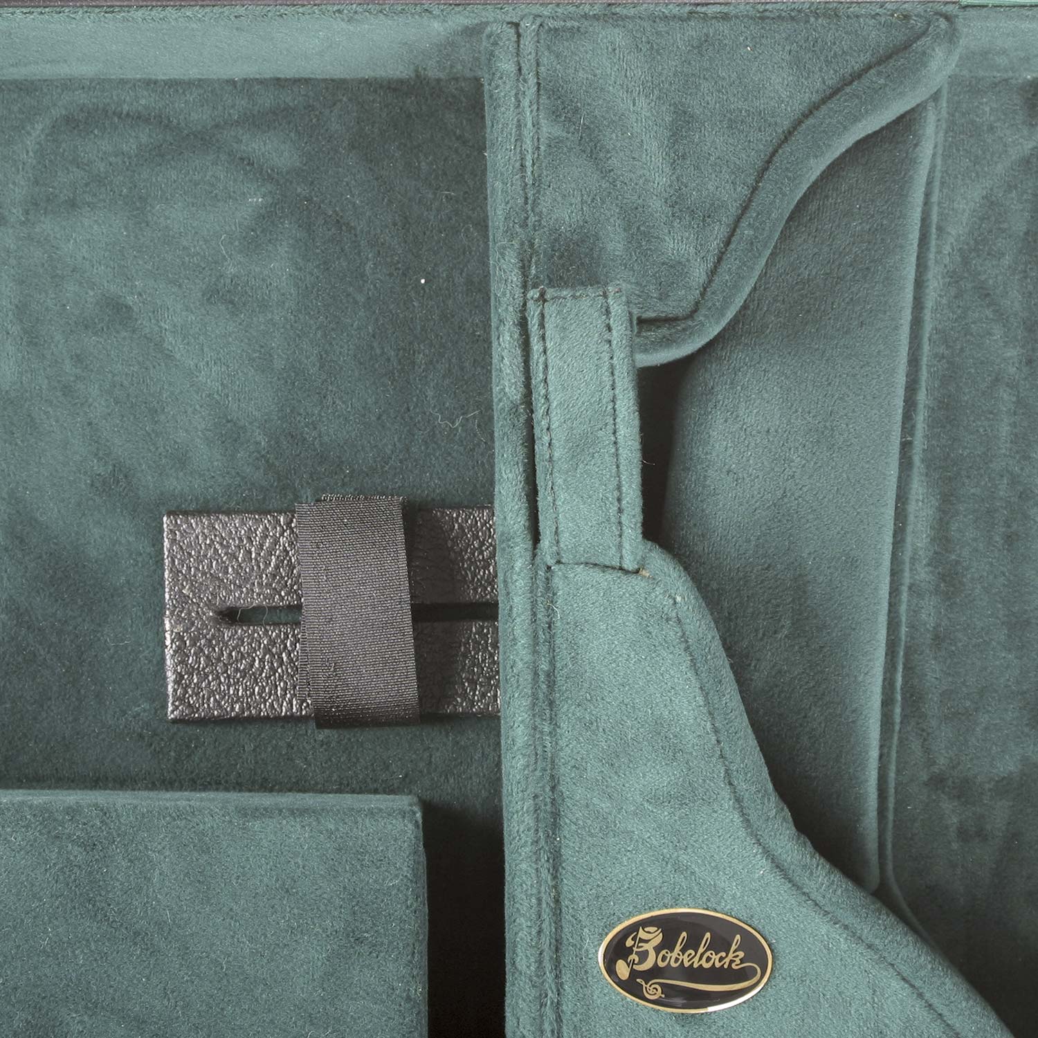 Bobelock 2048 Adjustable Half Moon Viola Case with Green Velour ...