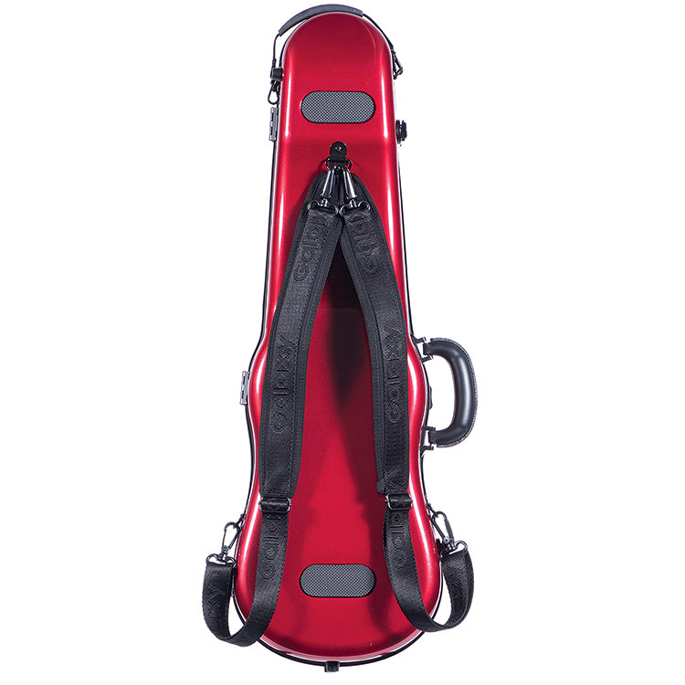 Galaxy Supernova Shaped 4/4 Violin Case, Red with Black Trim | Johnson ...