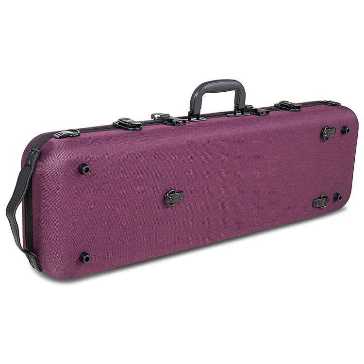 GEWA Bio-A Oblong 1/2-4/4 Violin Case, Purple | Johnson String Instrument