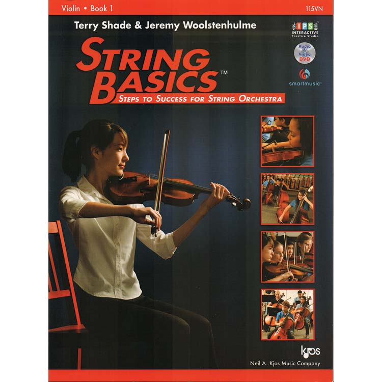 String Basics, violin, book/DVD 1; Terry Shade (Neil A. Kjos) | Johnson String Instrument